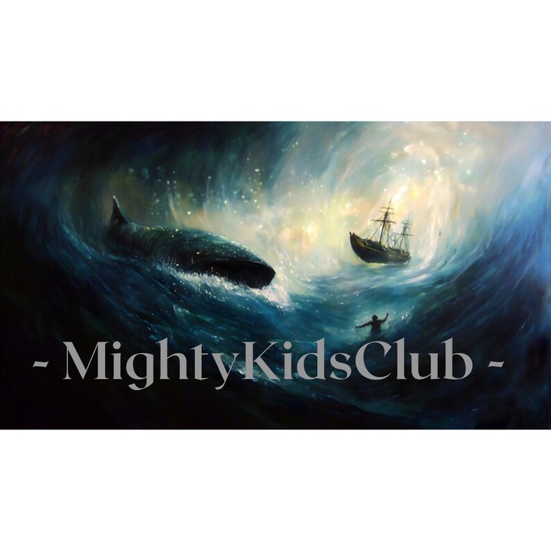 Jonah and the Whale - Dramatic Biblical Canvas Art | Museum Grade ...