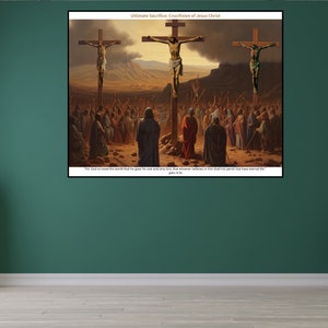 Ultimate Sacrifice - Crucifixion of Jesus Christ - Museum-grade Art ...