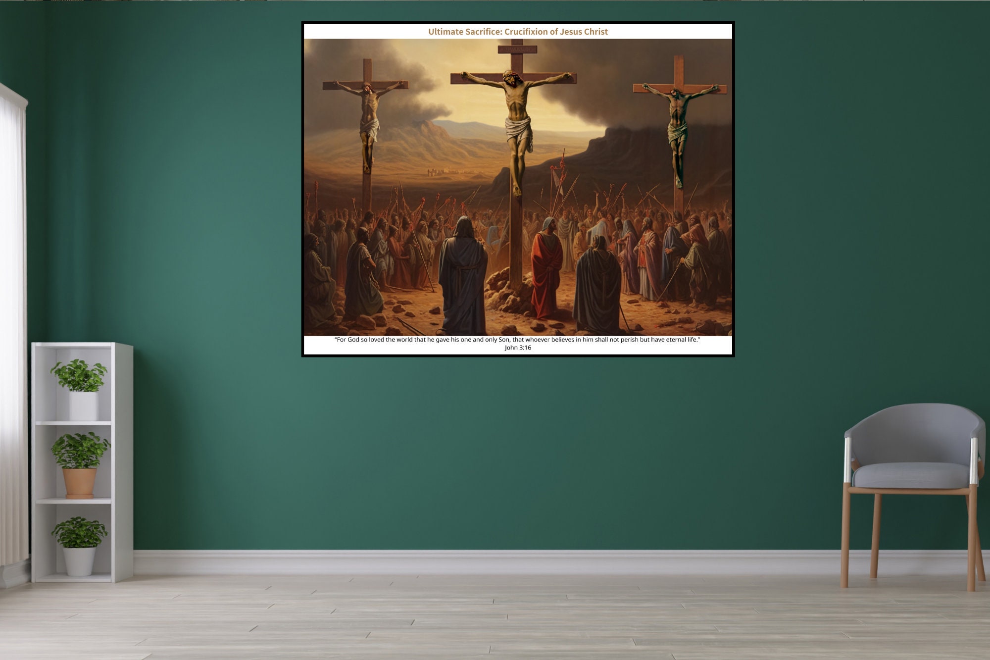 Ultimate Sacrifice - Crucifixion of Jesus Christ - Museum-grade Art ...