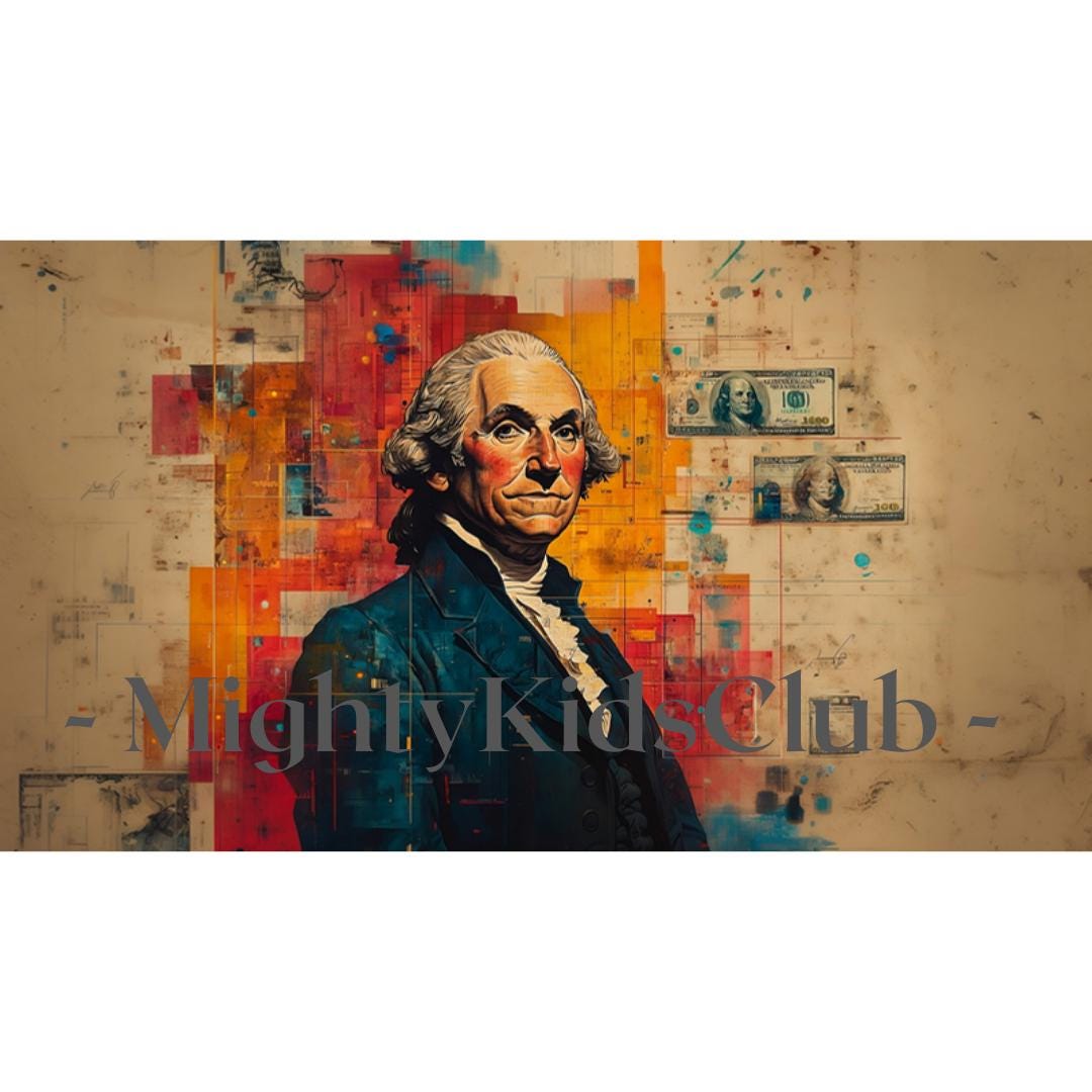 George Washington Pop Art - Bold Historical Museum-grade Art | Instant ...