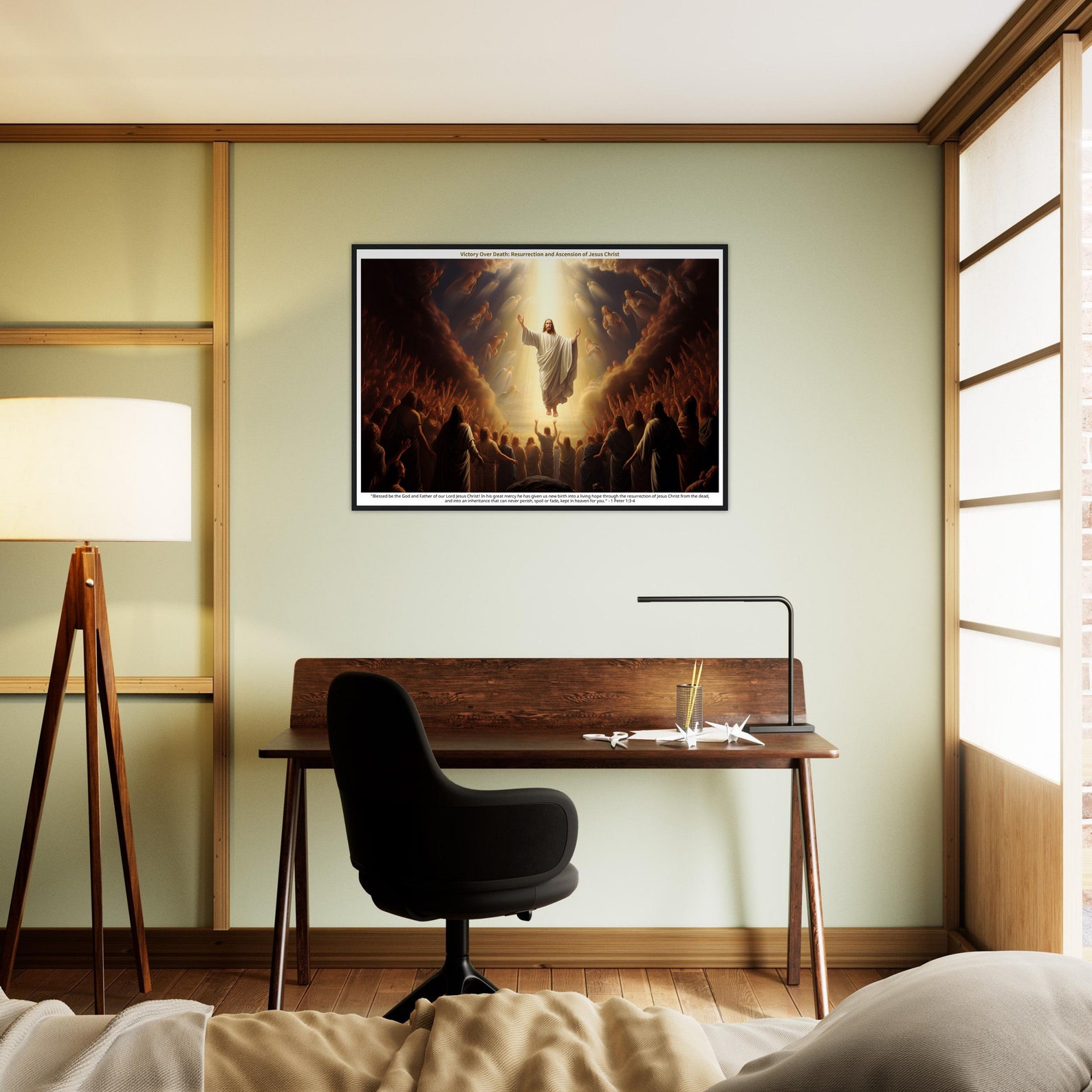 Resurrection and Ascension of Jesus Christ Museum-grade Framed Wall Art ...