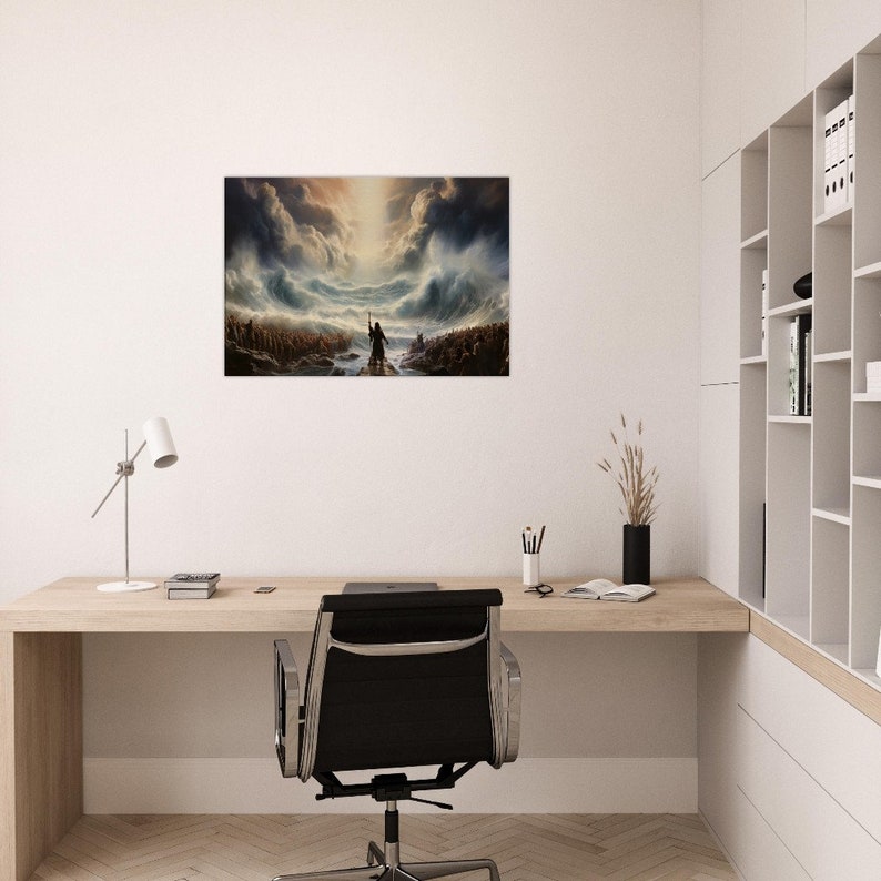 Moses and the Red Sea - Museum-grade Canvas Art - Etsy