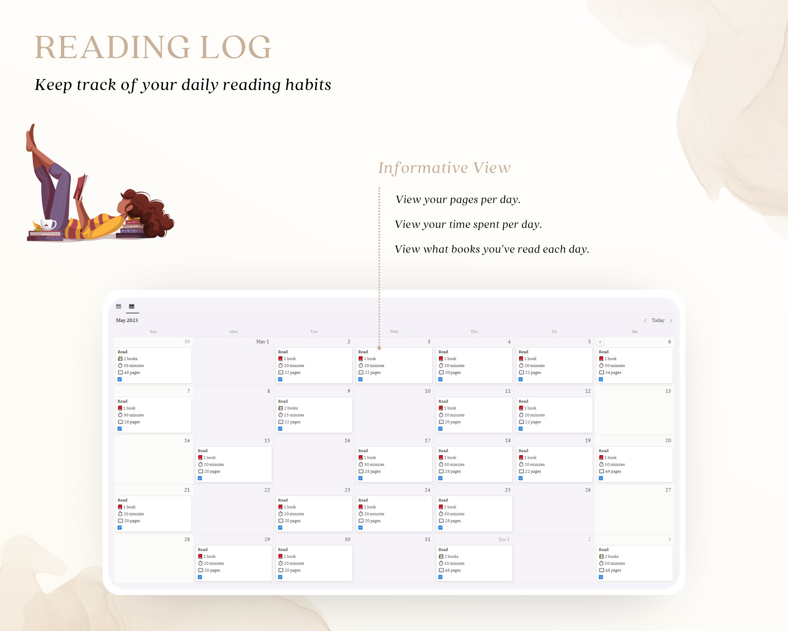 Notion Reading Log Book Journal Reading Goals Library Bookworm Reading Habits Reading List