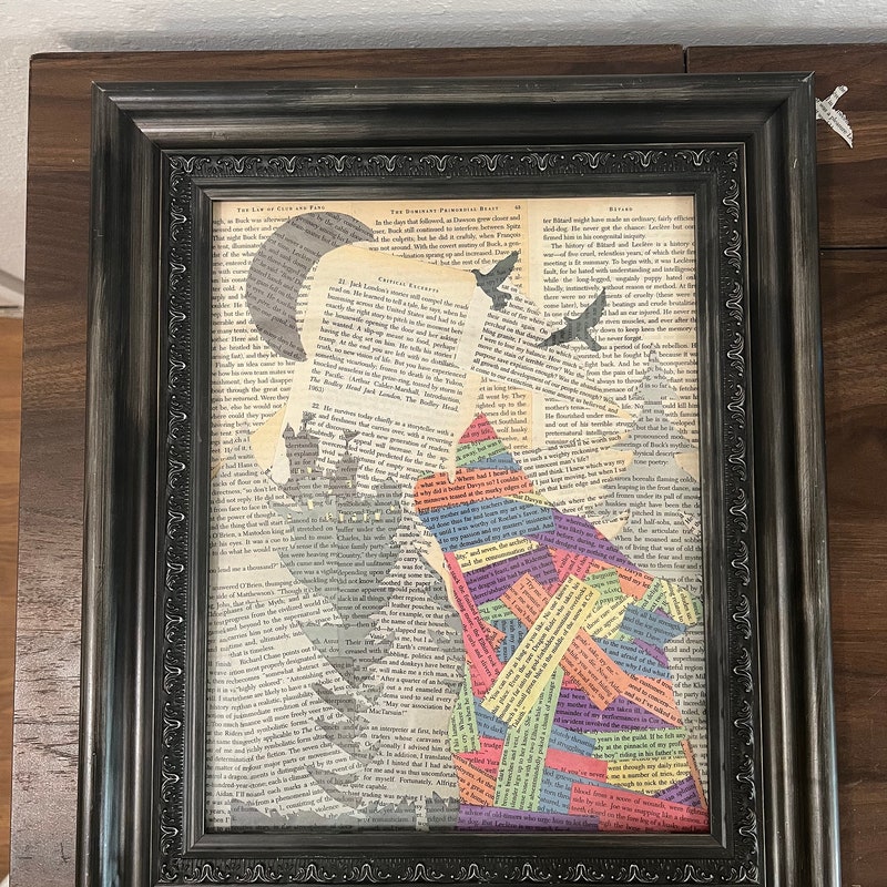 Book Page Art - Etsy