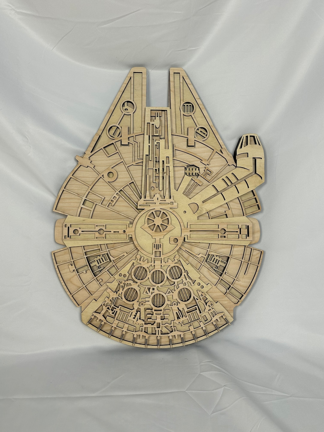 Large Multi-layered Millennium Falcon Wall Art - Etsy