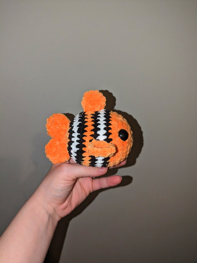 Easy Crochet Clownfish Pattern Amigurumi PDF Tutorial - ENGLISH DIY ...