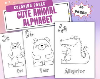A-Z Printable Alphabet Coloring Pages | Fruits & Vegetables | Coloring ...