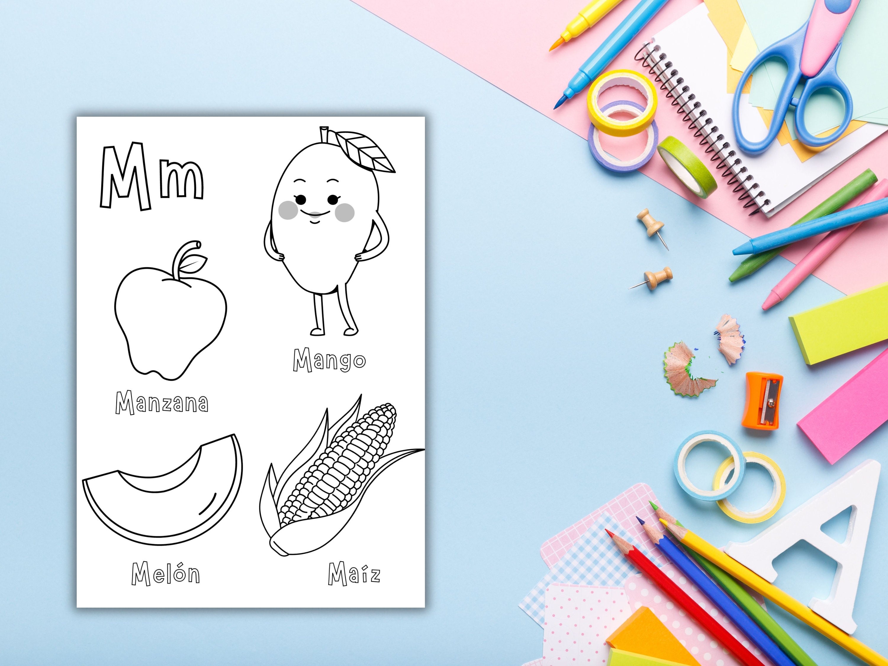 Spanish Alphabet | Abecedario En Español | A-Z Printable Alphabet ...