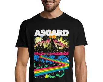 Welcome to Asgard T-shirt Home of the Gods Odin Poster Thor Loki Mens ...