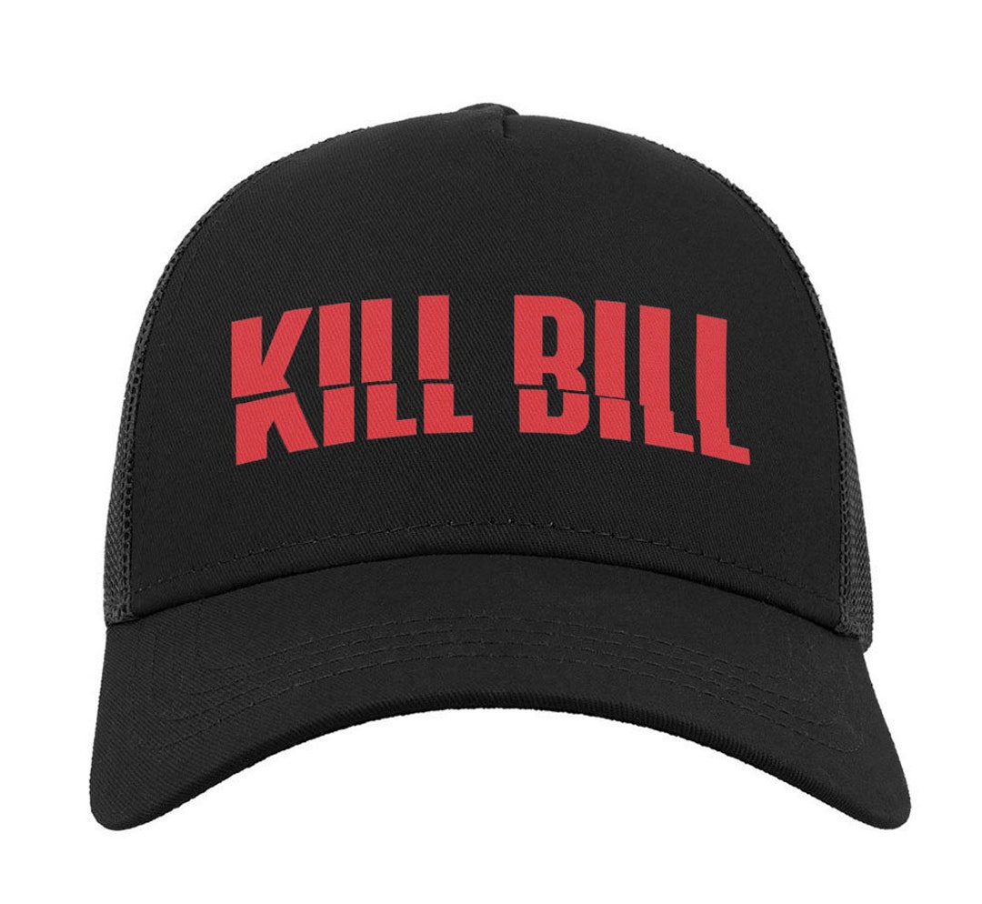 Kill Bill Logo Flat Visor Snapback Hat Trucker Cap - Etsy