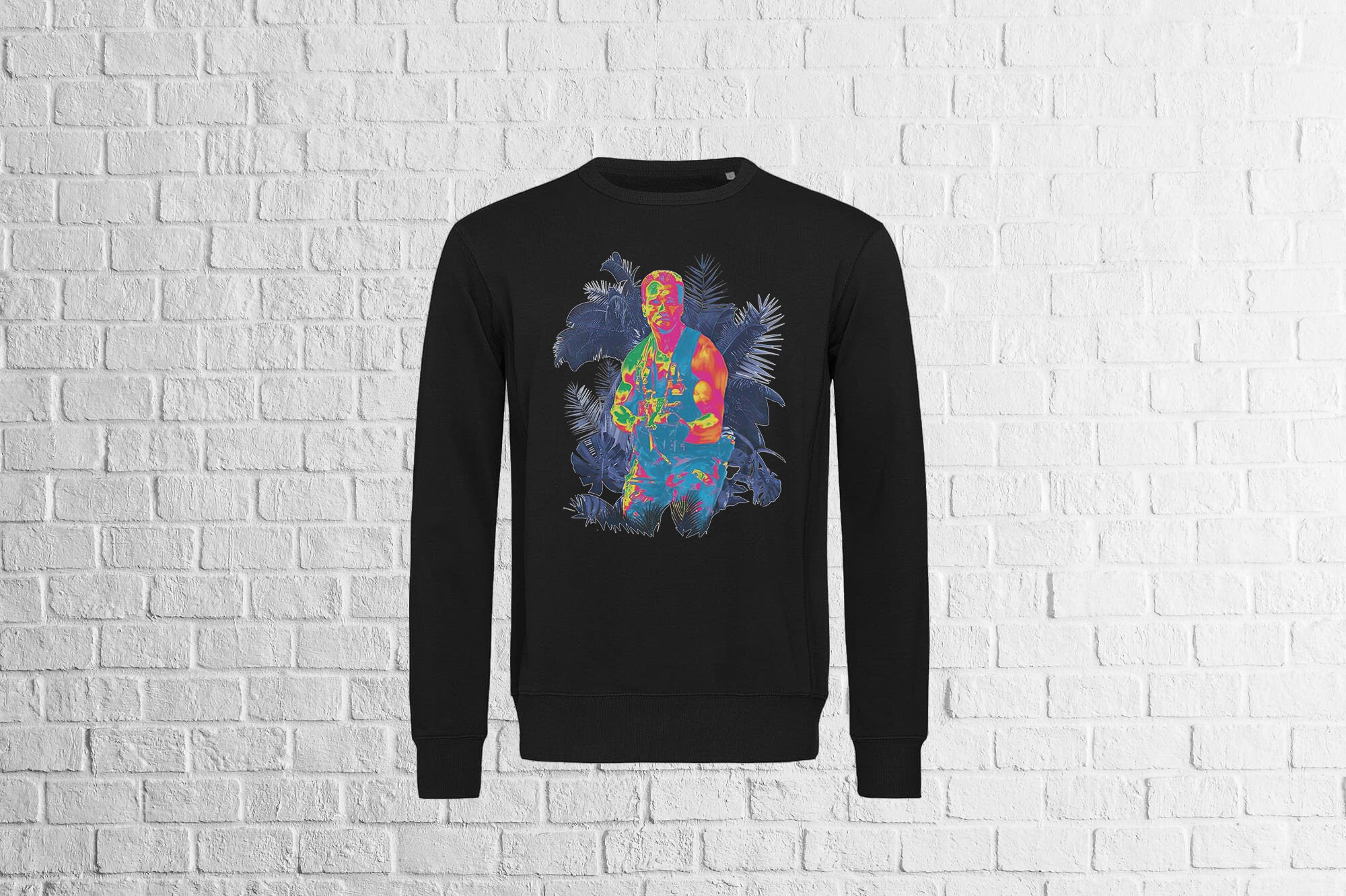 Predator Vision Arnold Schwarzenegger Unisex Cotton Blend Sweatshirt ...