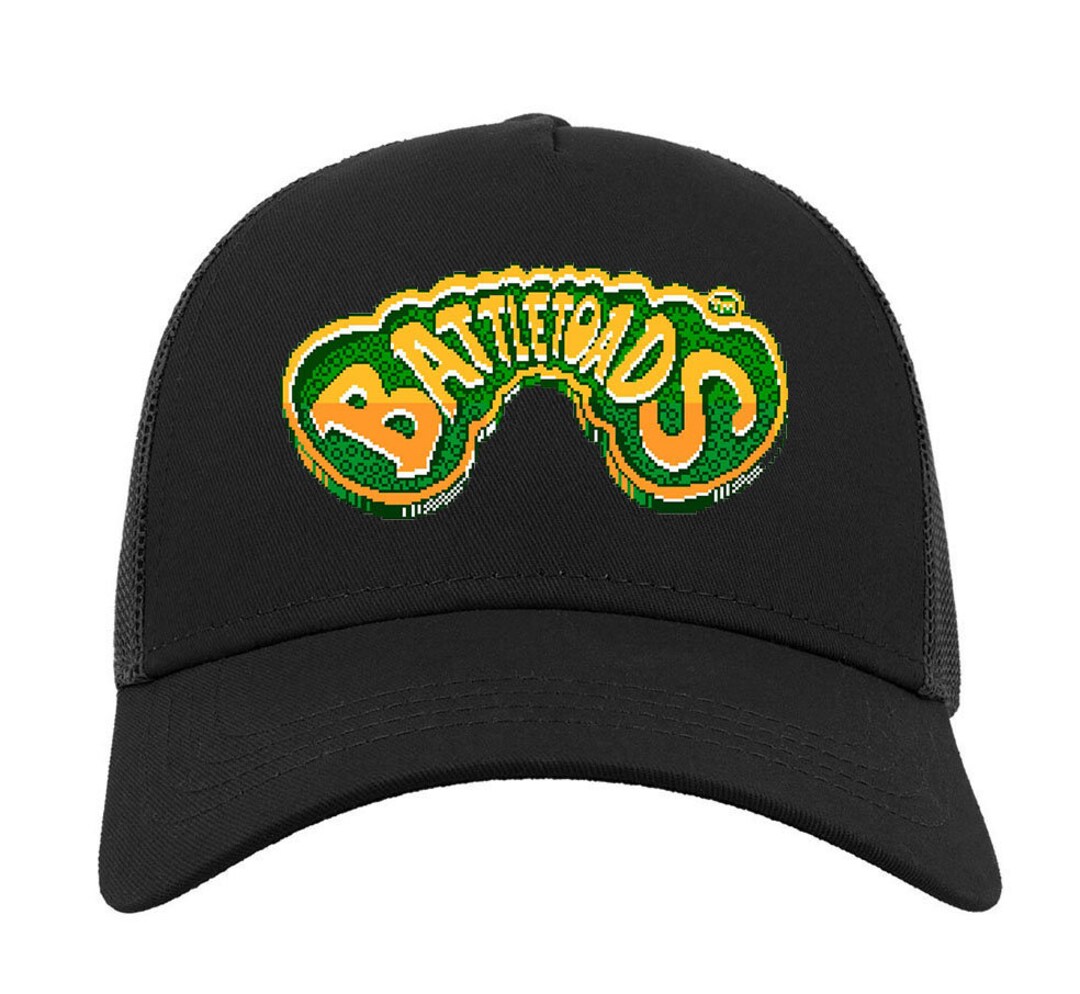 Battletoads Retro Gaming Pixel Art Flat Visor Snapback Hat Trucker Cap ...