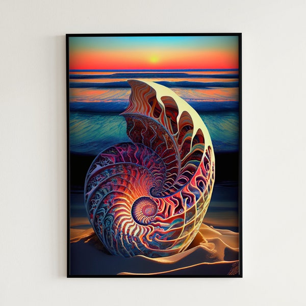 Fossil Ocean Wall Art - Etsy