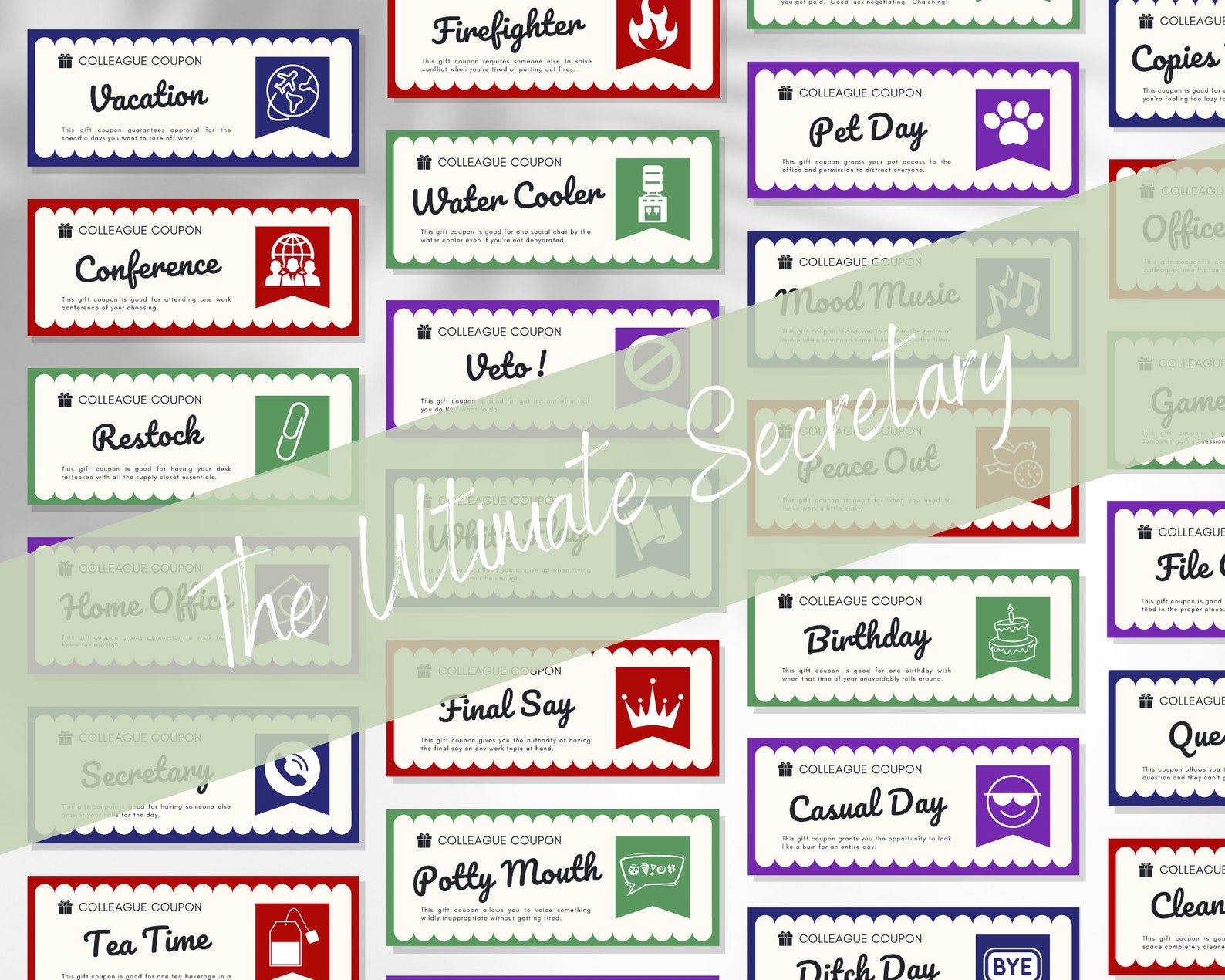 102 Funny Colleague Coupons - Office Employee Gift, Gift Ideas ...
