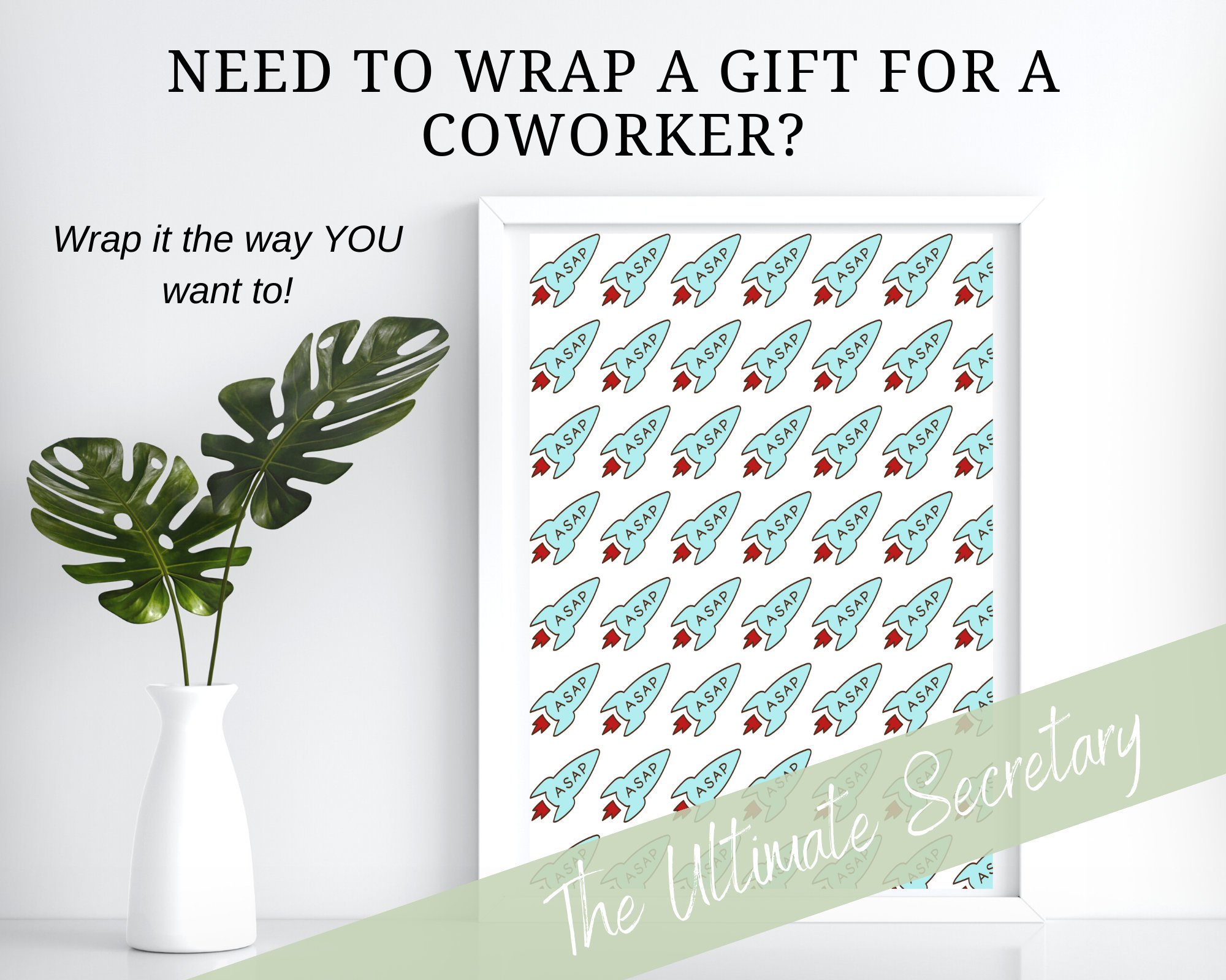 Office Party Wrapping Paper Instant Download, Printer Friendly, Funny ...
