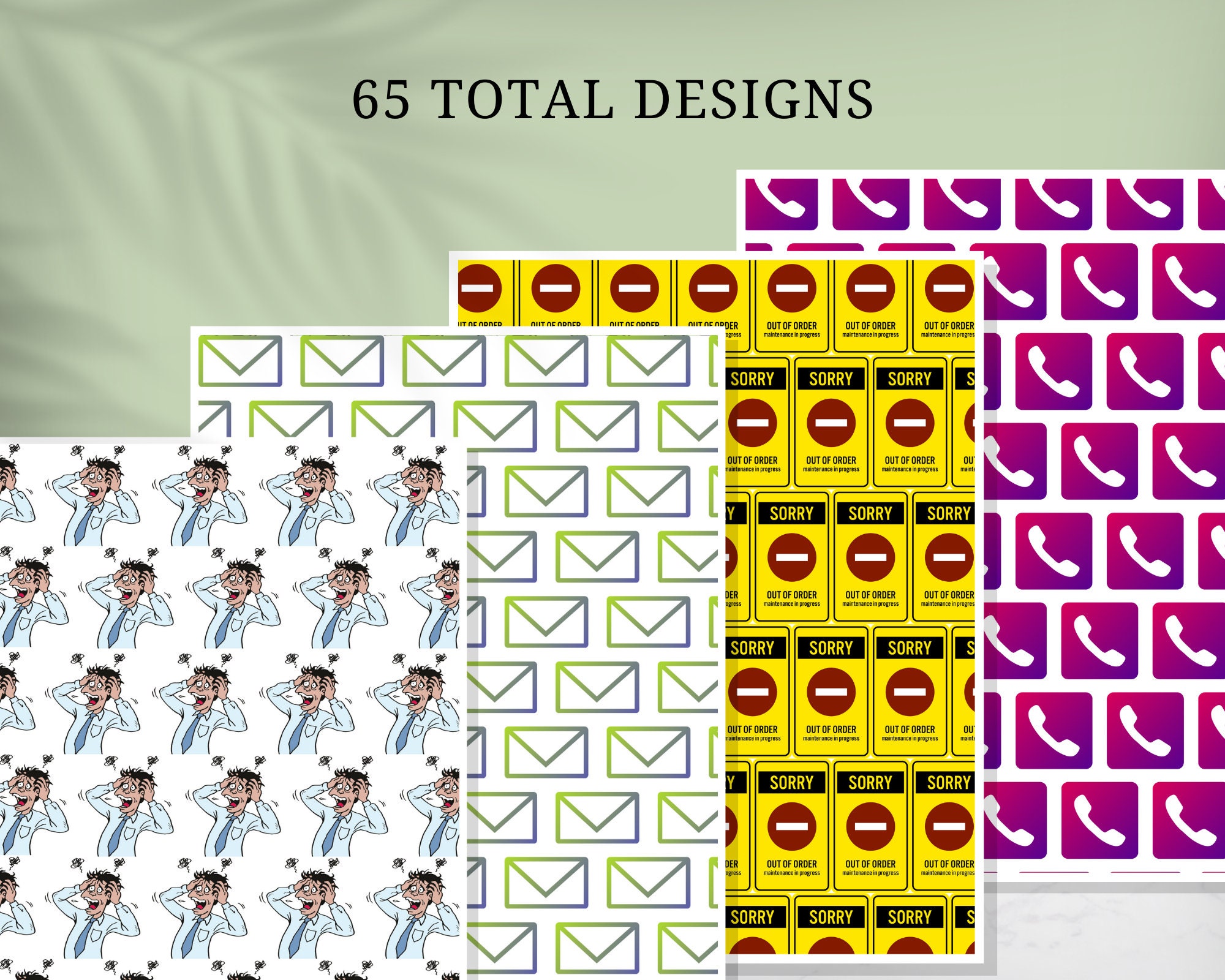 Office Party Wrapping Paper Instant Download, Printer Friendly, Funny ...