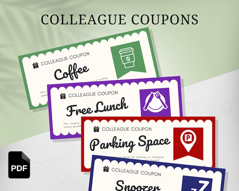 102 Funny Colleague Coupons - Office Employee Gift, Gift Ideas ...