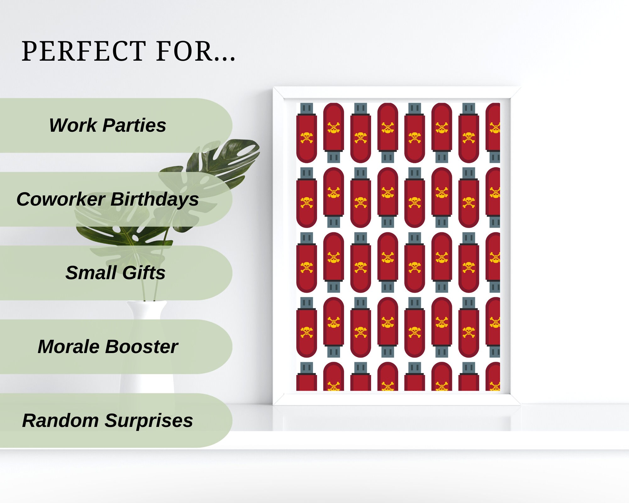Office Party Wrapping Paper Instant Download, Printer Friendly, Funny ...