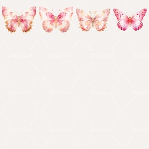 Watercolor Butterfly Clipart Bundle PNG Commercial Use Instant Download ...