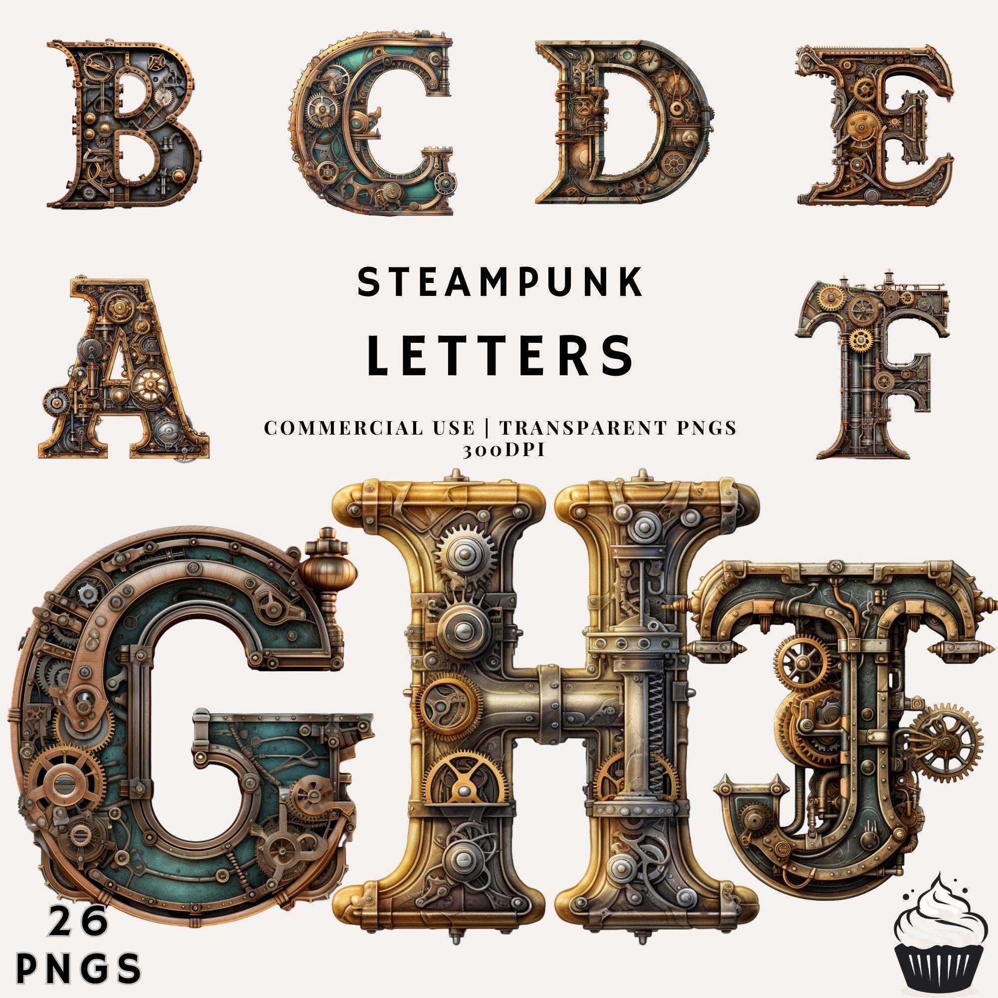 Steampunk Alphabet