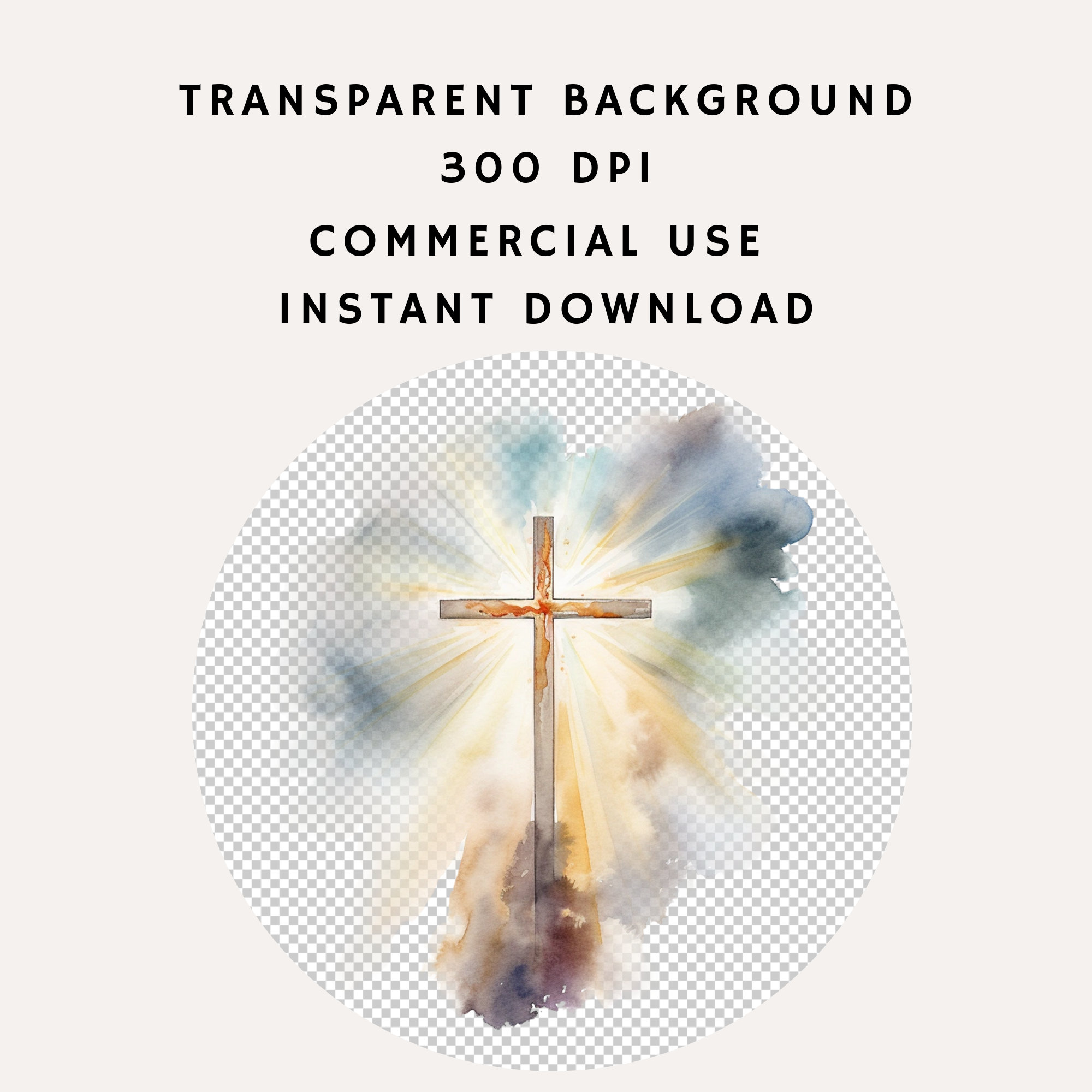 MEGA BUNDLE Watercolor Cross Clipart Bundle | PNG | Commercial Use ...