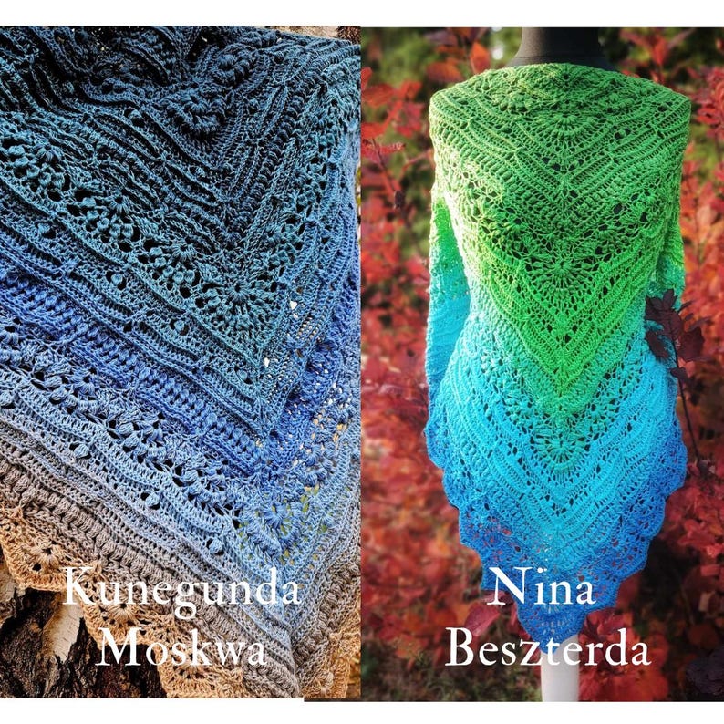 RUTH Shawl Crochet Pattern - Etsy Canada
