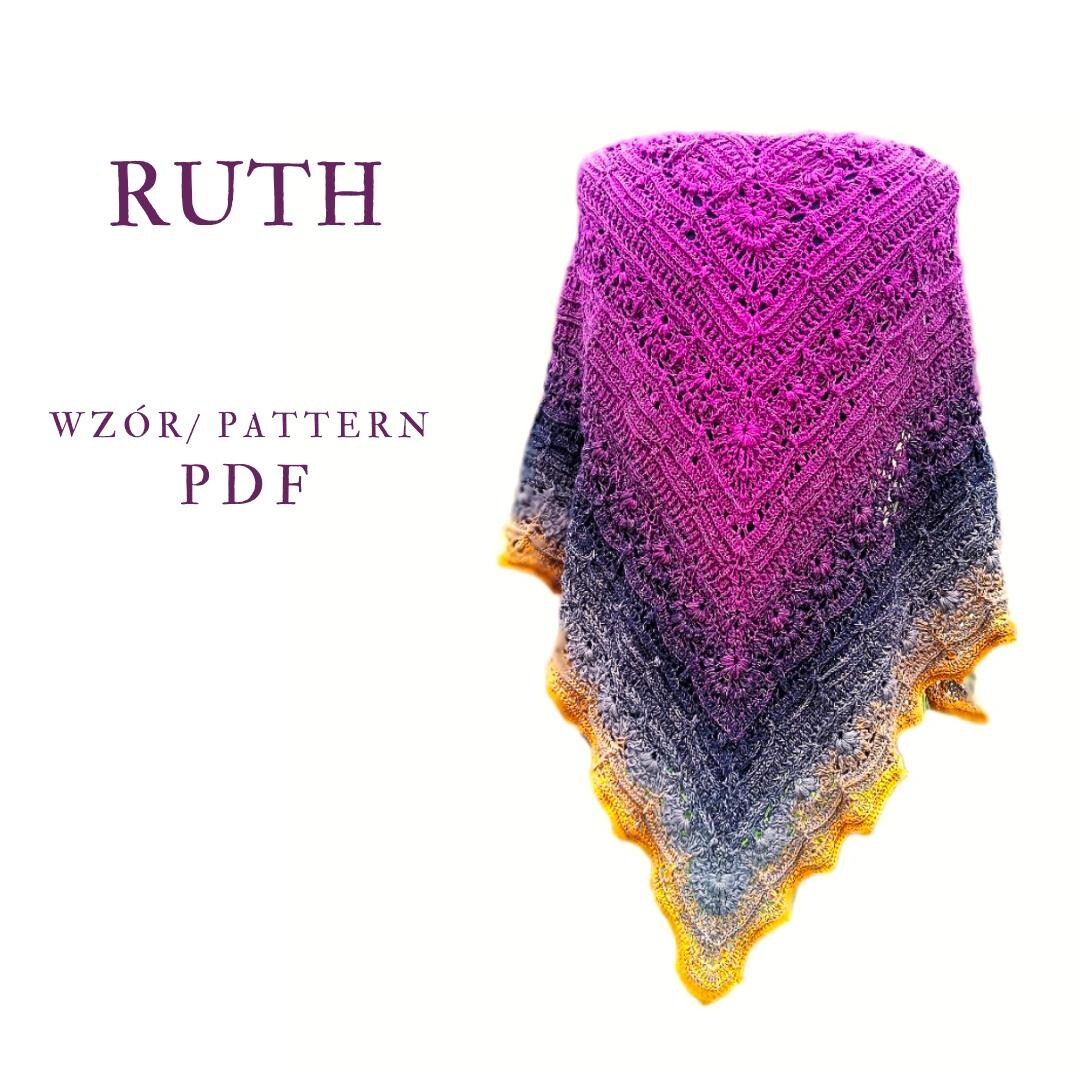 RUTH Shawl Crochet Pattern - Etsy