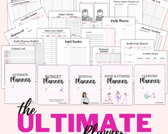 Home Management Binder, Ultimate Household Planner, Medical, Budget ...