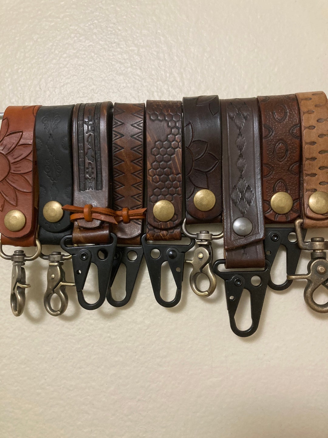 Leather Key Strap - Etsy