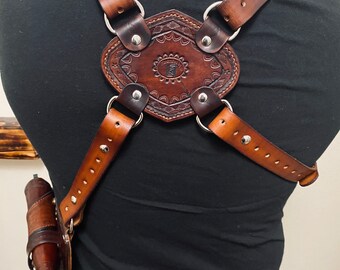 Leather Shoulder Rig Holster PATTERN - Etsy