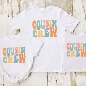 Cousin Crew Shirts for Kids, Big Cousin Shirts Matching Cousin Tshirt, New to the Cousin Crew ...