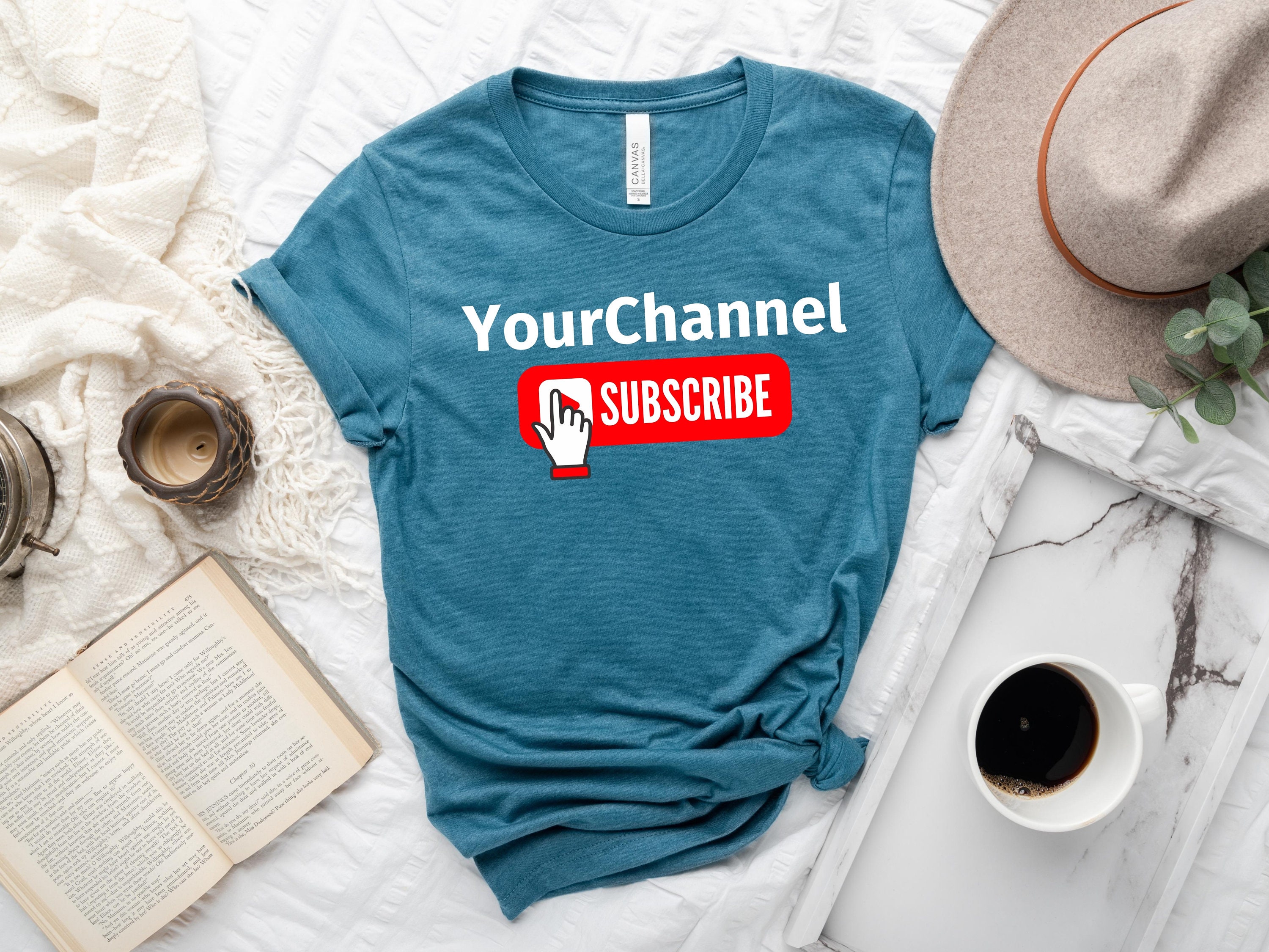 Custom Youtube Subscribe Yourchannel Shirt, Your Channel Shirt ...