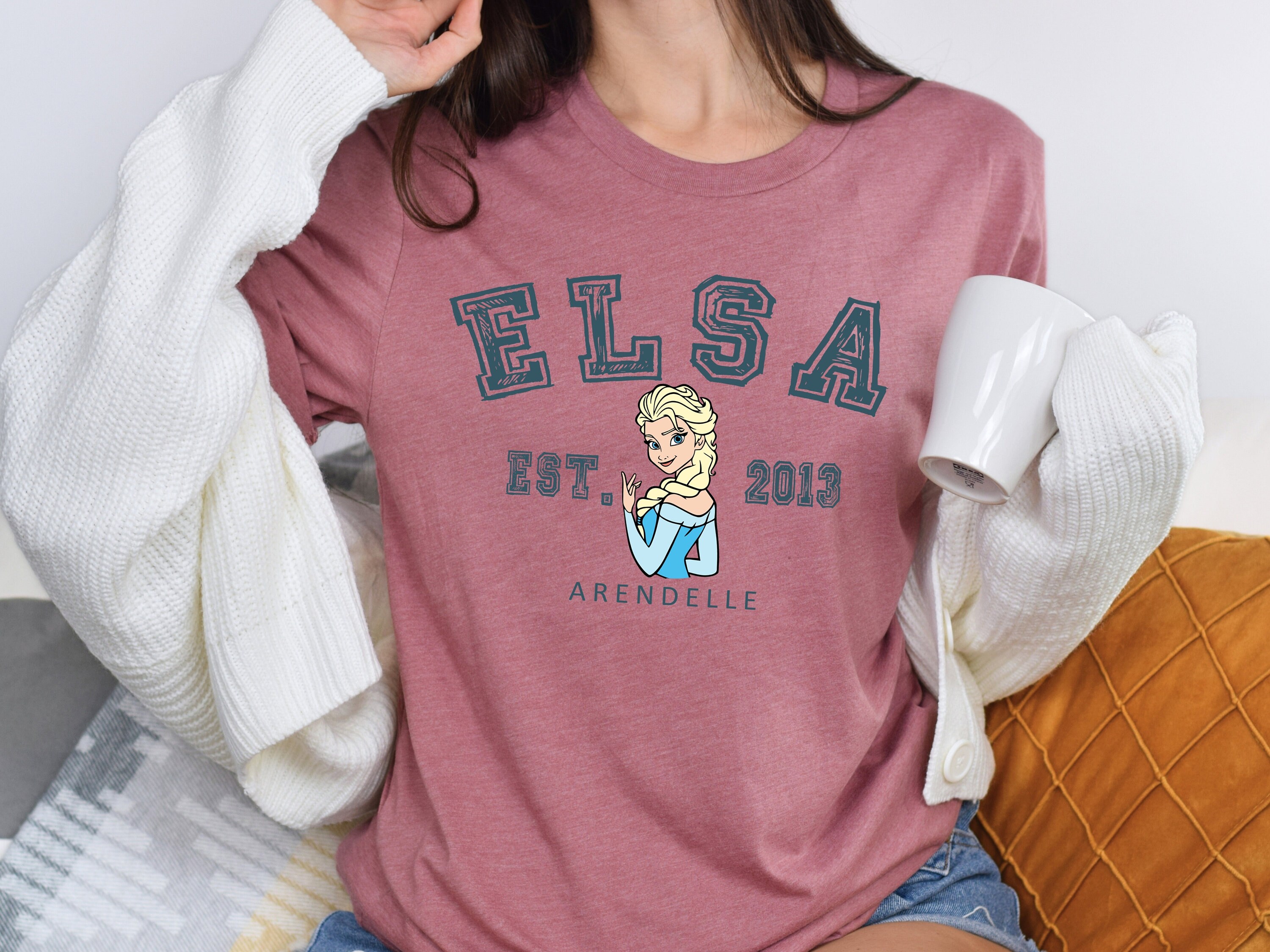 Disney Princess Est Shirt, Princess Arial Cinderella Belle Anastasia ...