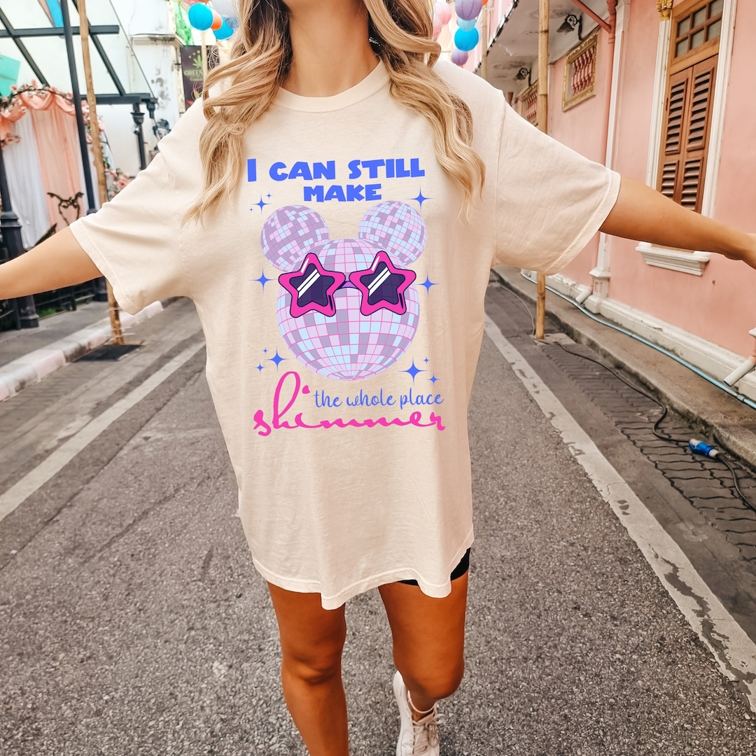 Shimmer Mouse Disco Ball Shirt, Retro Make the Place Shimmer Shirt, Im ...