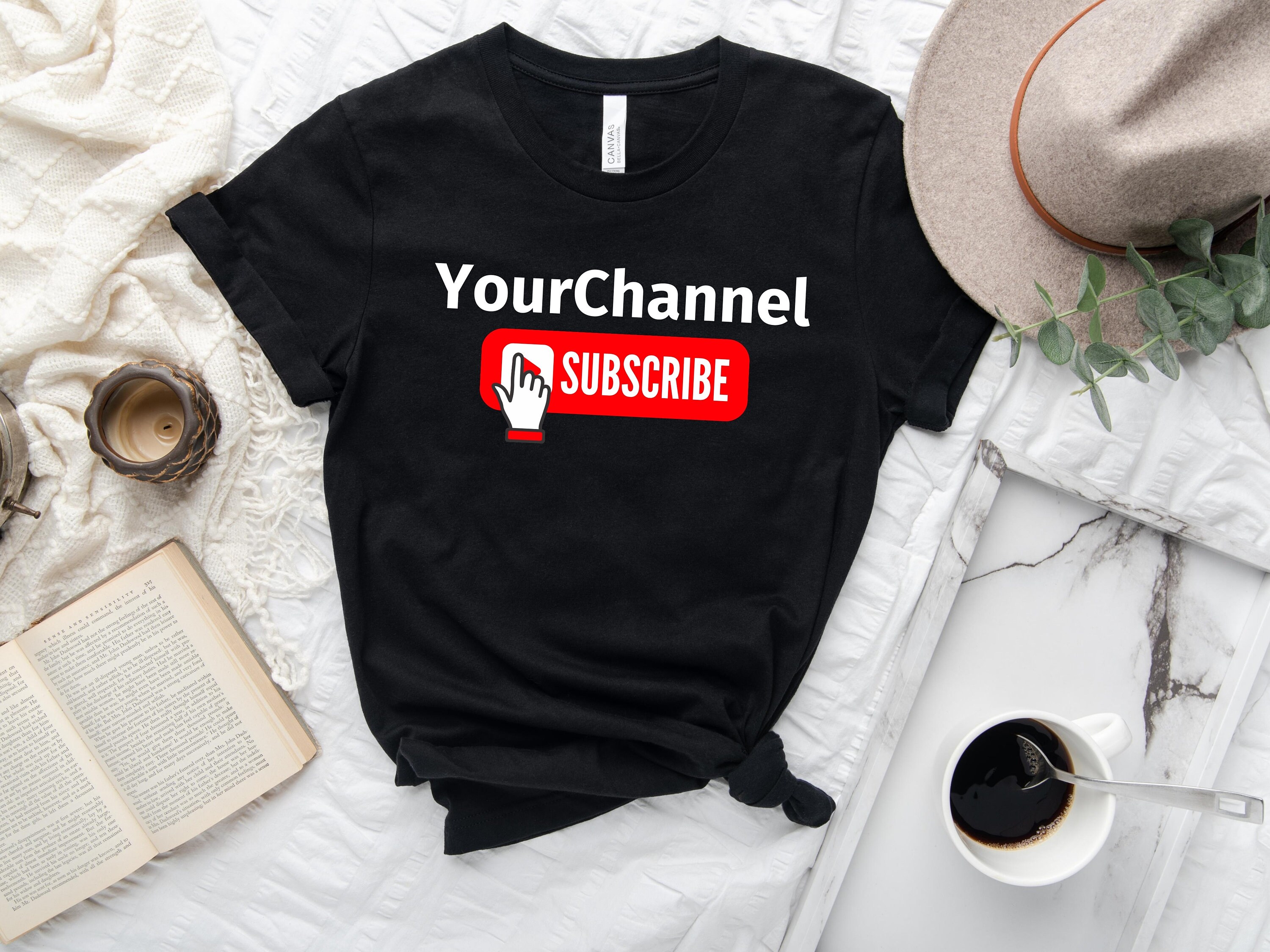 Custom Youtube Subscribe Yourchannel Shirt, Your Channel Shirt ...