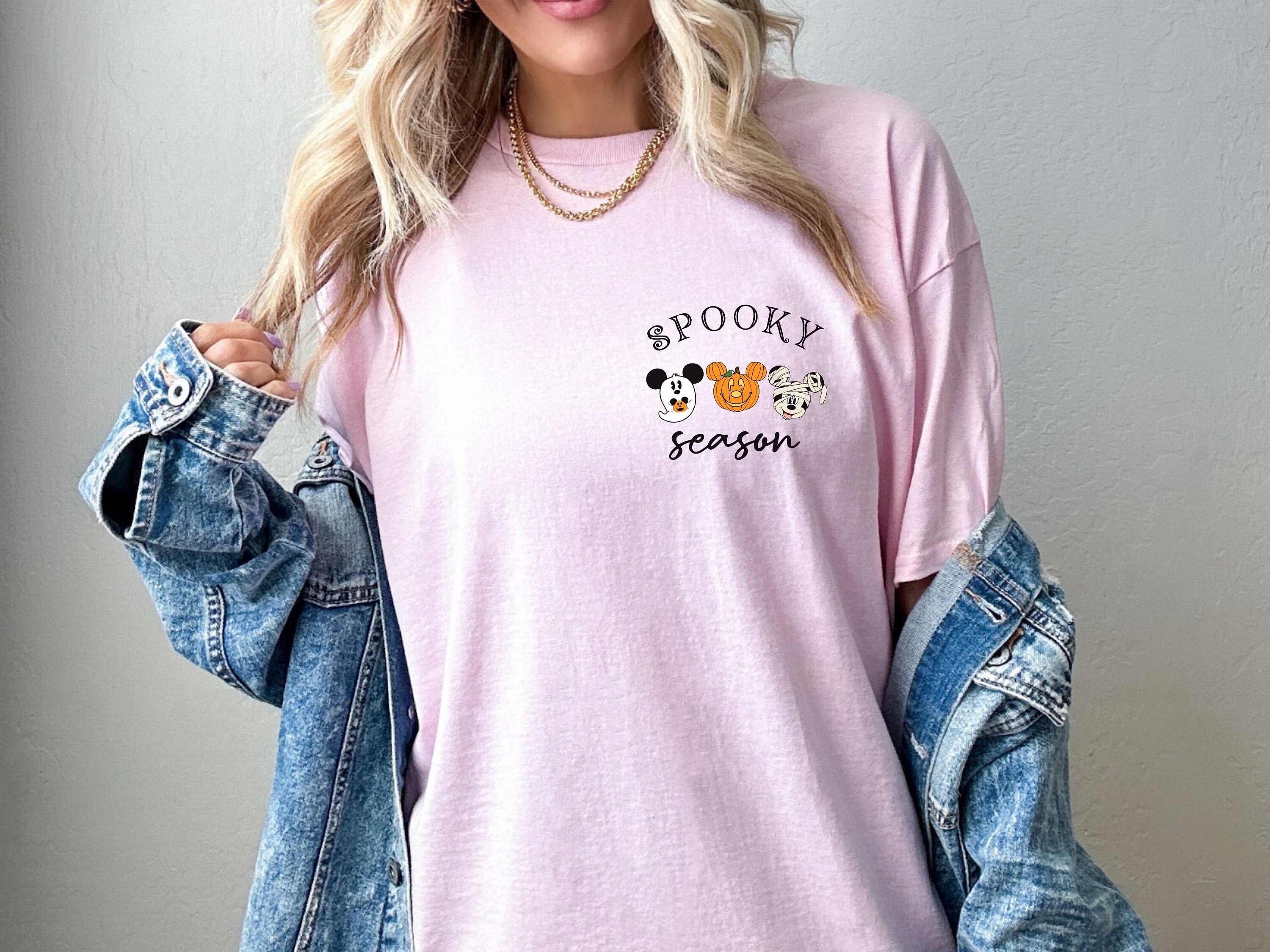 Spooky Season Mickey Head Shirt Mickey Boo Halloween Shirt - Etsy