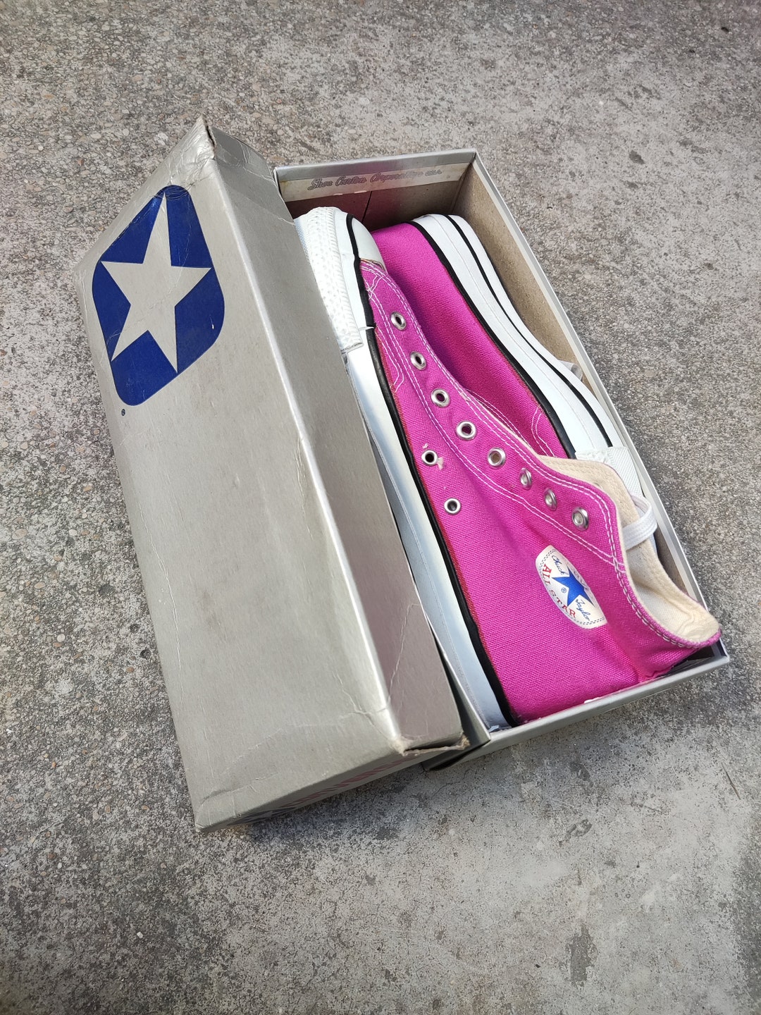 Converse All-star 1980's Made in USA Raspberry Hi US10 1/2 Deadstock ...