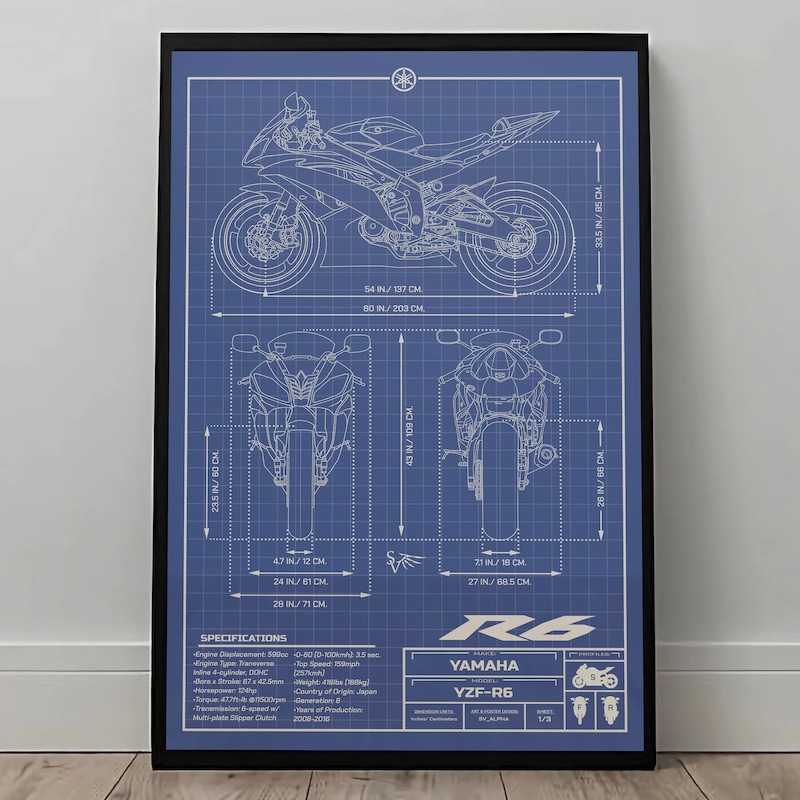 Motorcycle Posters - Etsy