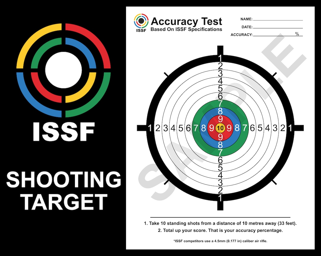 ISSF Accuracy Target Shooting Test - Etsy