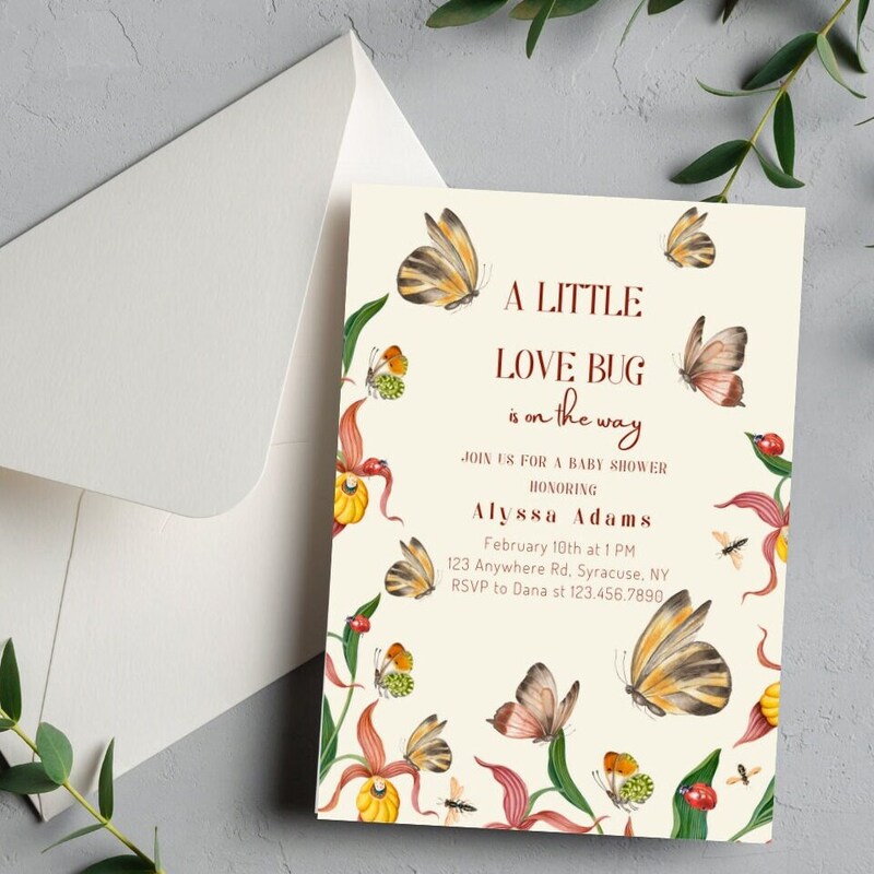 Bug Baby Shower - Etsy