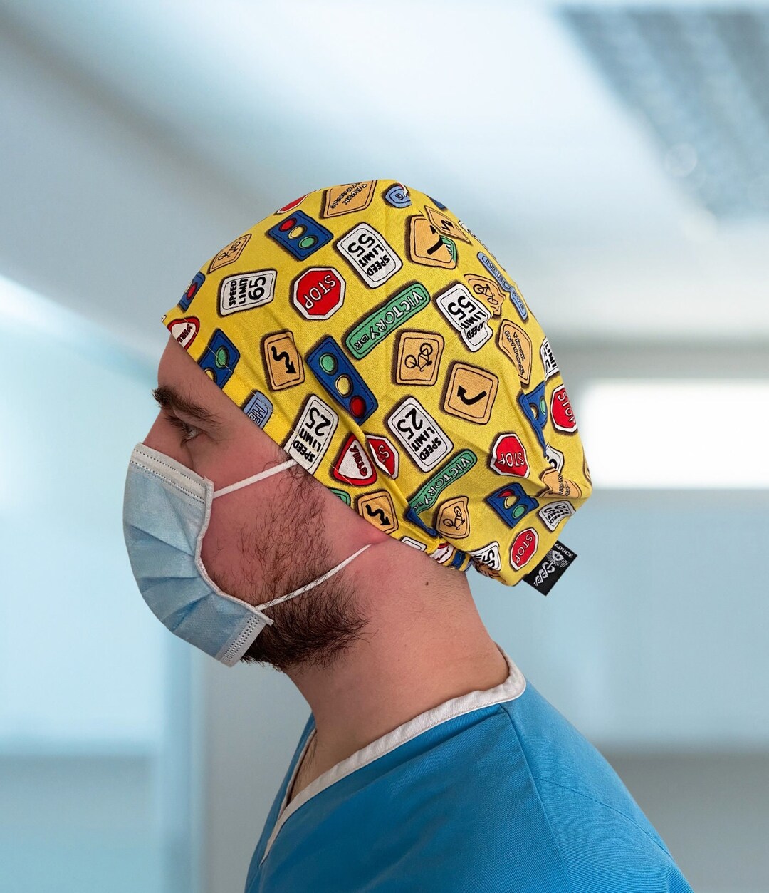 Fun Signs Theatre Hats or Scrub Caps for Medical, Doctors, Nurses, ODP ...