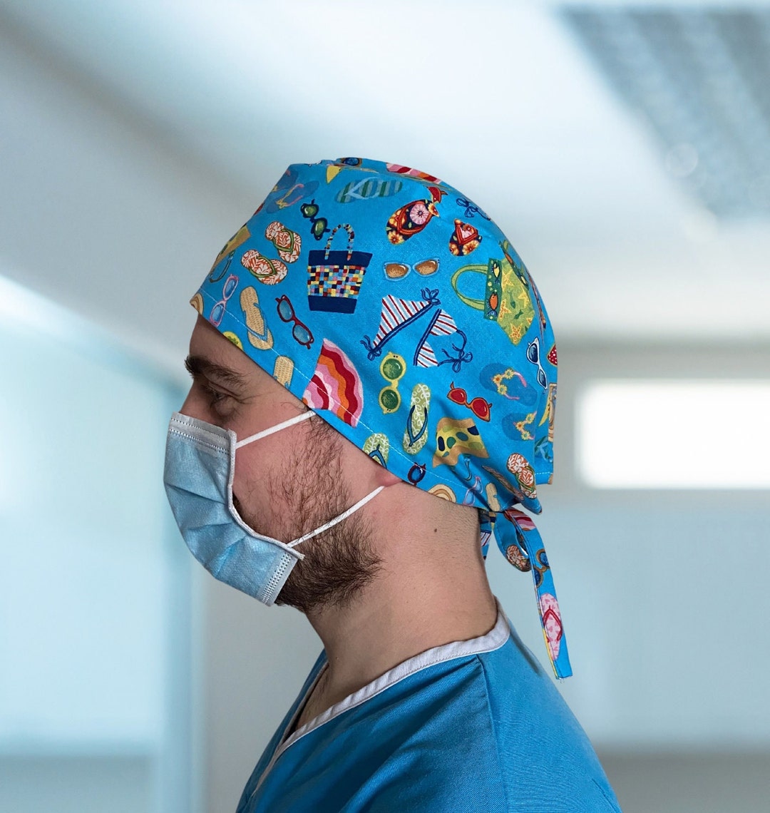 Fun Summer Theatre Hats or Scrub Caps for Medical, Doctors, Nurses, ODP ...