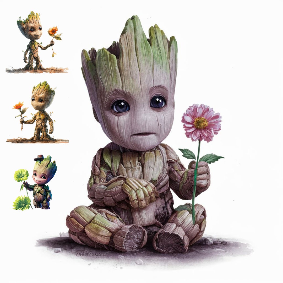 10 Baby Groot Png Digital Images for Printing,png for Cricut, T-shirts ...