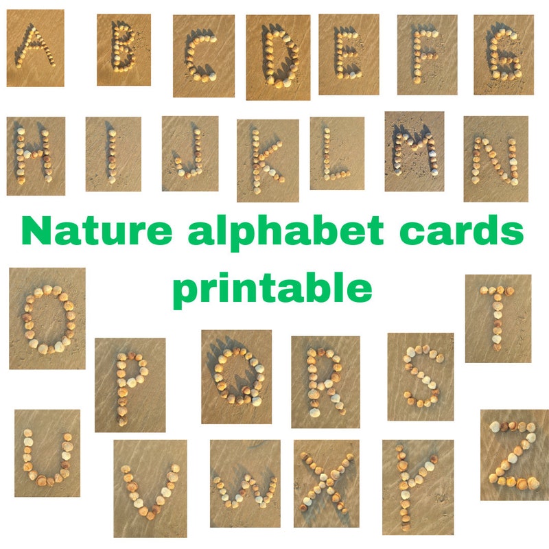 Nature Letters - Etsy