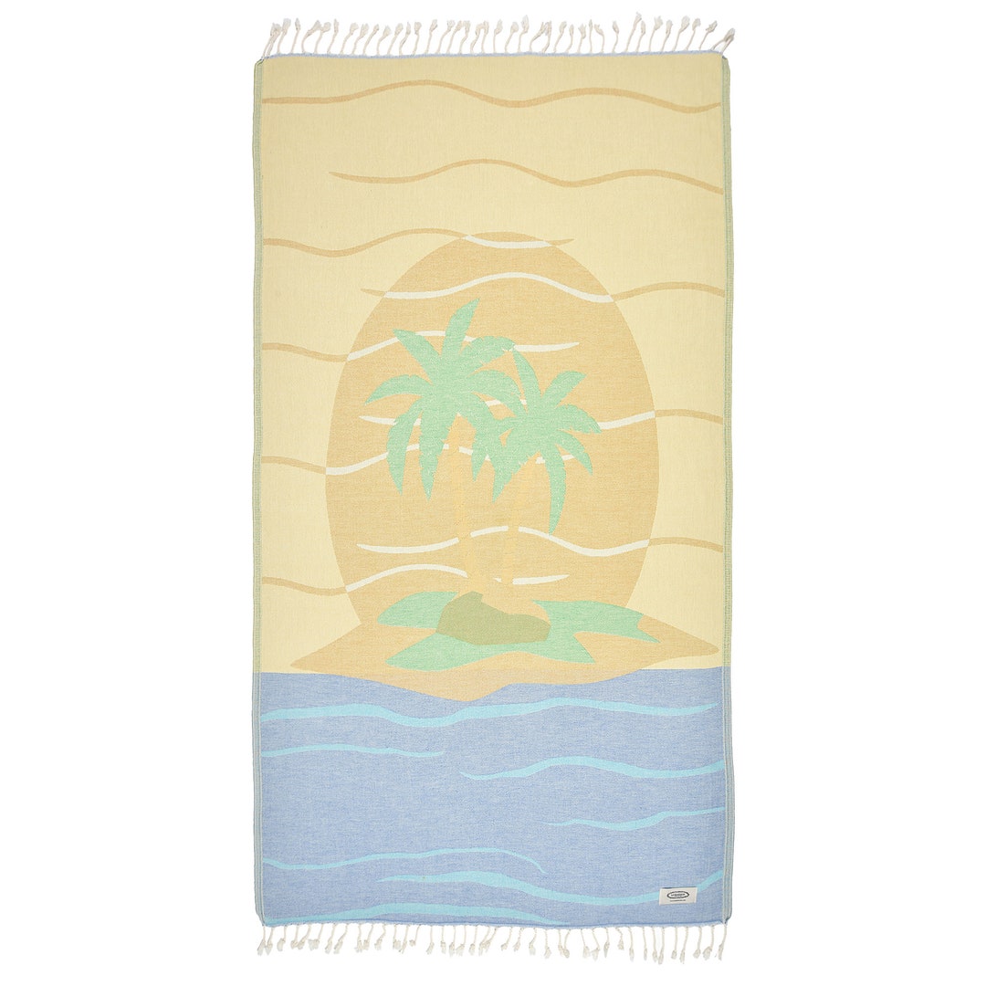 EMBROIDERY Turkish Beach Towel, Custom Cotton Beach Towels, Sand Free ...