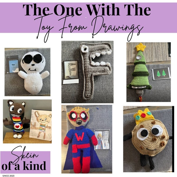 Stuffed Animal From Drawings - Etsy