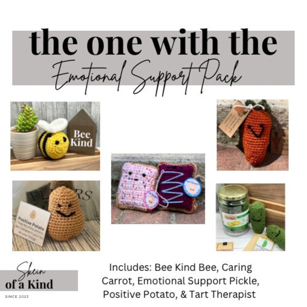 Crochet Emotional Support Pickle - Etsy
