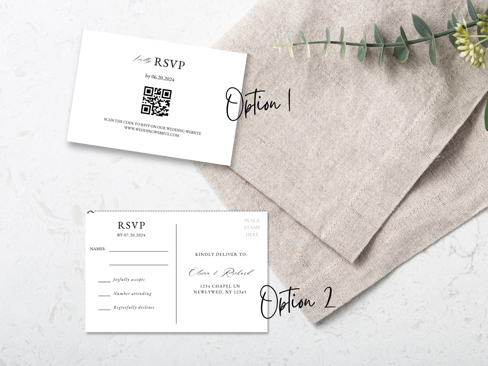 Floral Tri Fold Wedding Invitation- Spring Flower All in One Invitation ...
