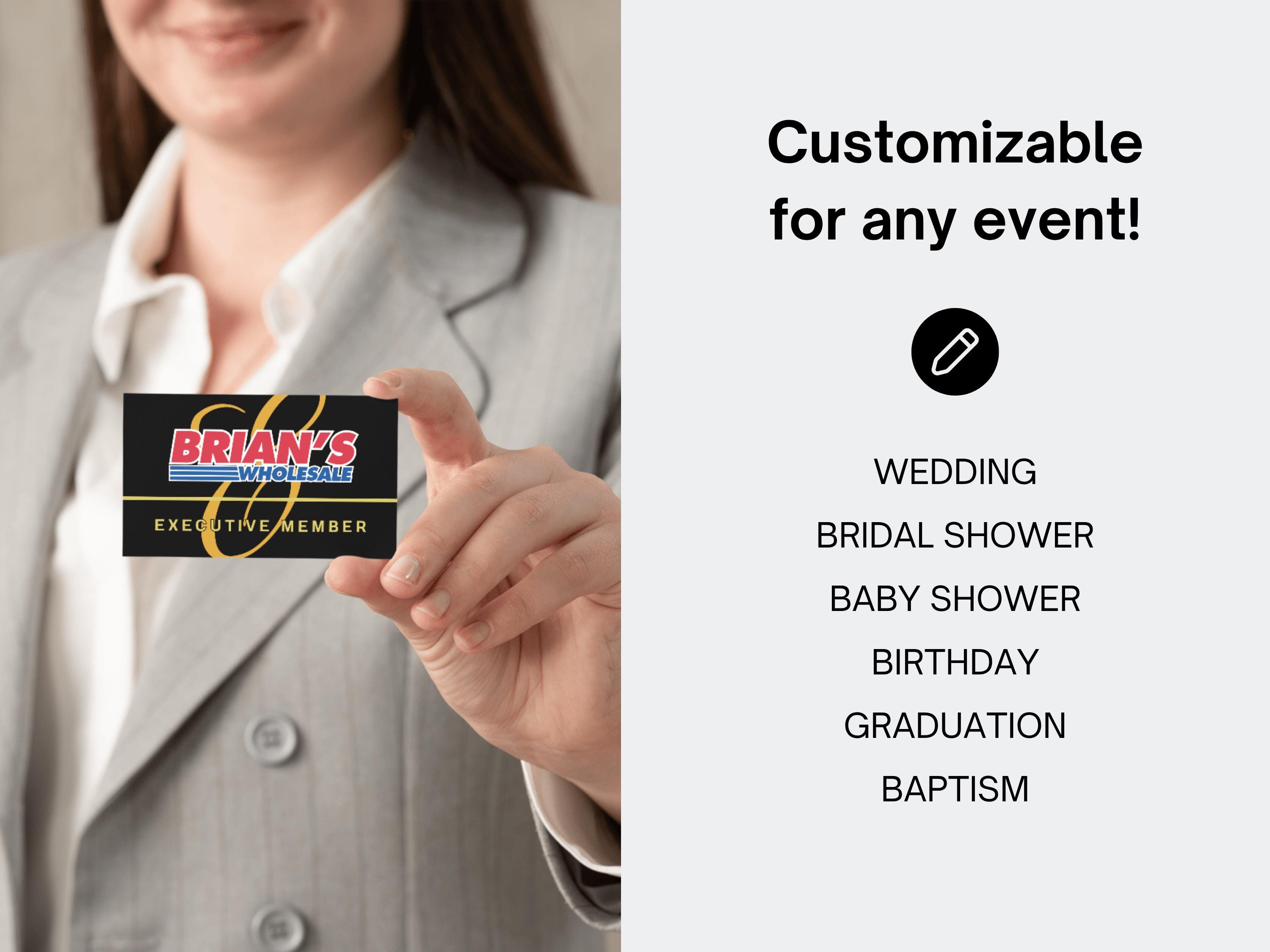 Costco Themed Party Bundle, Costco Invitation, Wholesale Club Birthday ...