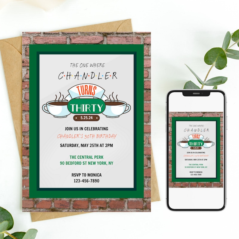 Friends Central Perk Printable - Etsy